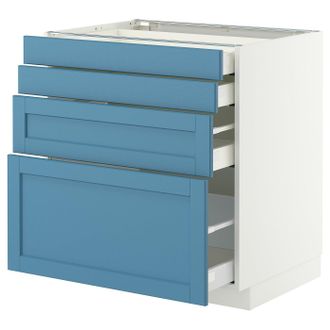 IKEA METOD / MAXIMERA Unterschr., 4 Fronten/4 Schubladen