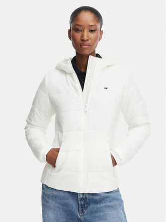 Tommy Jeans &Uuml;bergangsjacke DW0DW20959 Wei&szlig; Slim Fit