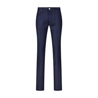 Jacob Cohen Homme, Pantalons, Bleu, Taille: W38 Pantalon Slim-fit