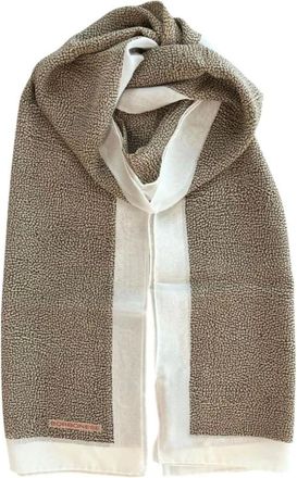 Borbonese Femme, Accessoires, Blanc, Taille: ONE Size &Eacute;tole en soie