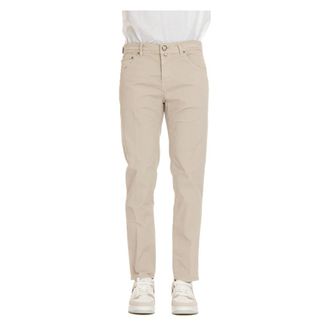 Jacob Cohen Homme, Pantalons, Beige, Taille: W44 Chinos 5 Poches