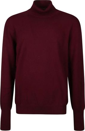 Ballantyne Homme, Pulls, Rouge, Taille: L Pull Col Roul&eacute; Uni