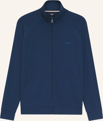 HUGO BOSS Loungewear Jacke Mix&Match Jacket Z Regular Fit blau