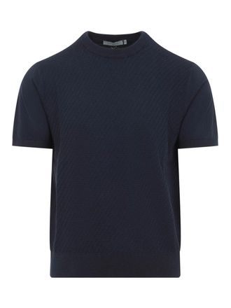 Canali T-Shirt - Bleu Fonc&eacute;