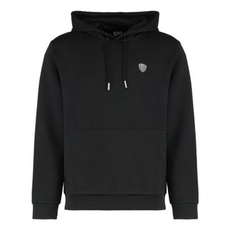 Emporio Armani Train Premium Shield Hoodie - - Sweatshirts & Hoodies - Herren - Schwarzk - 3XL