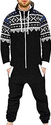 Juicy Trendz Hommes Grenouill&egrave;re Capuche Combinaison pour Adultes Tout en Un Onesie Une pi&egrave;ce Pyjamas