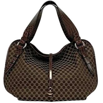 Celine Pre-owned Vintage Tote - Femme - Pre-owned - Brun - Taille: ONE Size