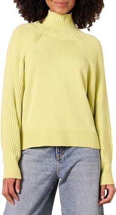Amazon Essentials Pull Court Oversize Ultra Doux (Grandes Tailles Disponibles) Femme, Vert Olive Vif, M
