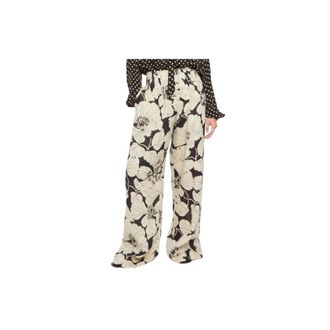 Laurence Bras Femme, Pantalons, Beige, Taille: 38 FR Pantalon large