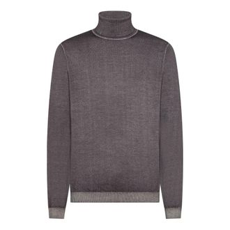 Sun 68 Turtle Sweater Vintage L/S - - Knitwear - Herren - Grau - 2XL