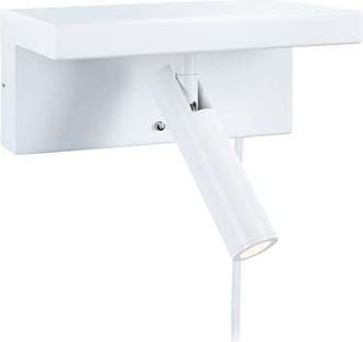 Paulmann 71106 LED Wandleuchte 3-Step-Dim Jerik USB C 3000K 160lm 230V 2,4W dimmbar Wei&szlig; matt