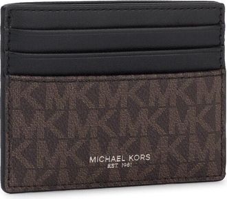 Michael Kors Kreditkartenetui Greyson 39F9LGYD2B Schwarz