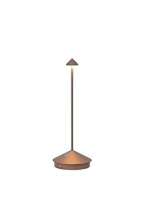 Zafferano Pina Lampe, lampe de table rechargeable et sans fil avec contr&ocirc;le tactile, adapt&eacute;e pour lint&eacute;rieur et lext&eacute;rieur, variateur, 2200-3000 K, hauteur 29 c