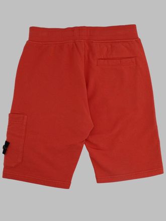 Stone Island Cotton Bermuda Shorts - Orange