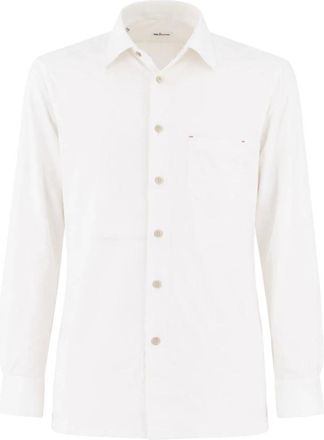 Kiton Homme, Chemises, Blanc, Taille: 4XL Nerano Shirt