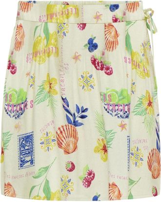 Only Onlnova Life Vis Talika Skirt AOP