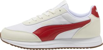 Puma Puma Unisex R78 LightwindSneaker, Puma White Candy Apple Warmwei&szlig;, 42.5 EU