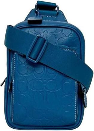 Coach unisex, Pre-owned, Bleu, Taille: ONE Size Sac bandouli&egrave;re Pre-owned