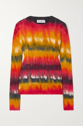 Gabriela Hearst Pull En Cachemire Tie & Dye Miller - Rouge