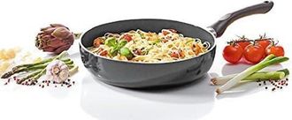 Kr&uuml;ger Karl Kr&uuml;ger 40528 Aluminium-Pfanne tief Venezia 28 cm, schwarz