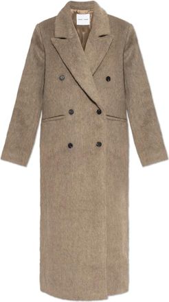 Samsøe & Samsøe Femme, Manteaux, Beige, Taille: 38 FR Manteau Sajilla