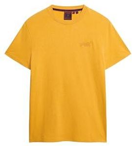 Superdry Vintage Logo EMB Tee T-Shirt, Tumeric Marl, S Homme
