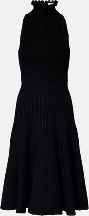 Alaia Alaïa Robe midi à col roulé