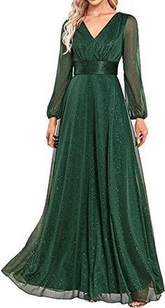 Generic Robe de soir&eacute;e Longue,Robe Sexy &agrave; Paillettes pour Femmes Wrap Col en V Ruch&eacute; Moulante Bretelles Spaghetti Cocktail Party Night Club Robes Robe De No&euml;l