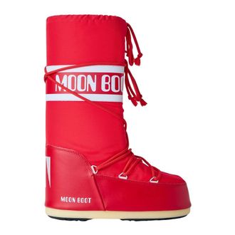 Moon Boot Homme, Chaussures, Rouge, Taille: 42 EU Bottes Icon Nylon