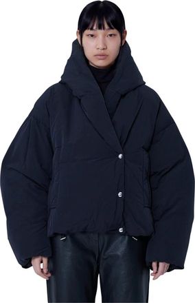 Sportmax Veste matelass&eacute;e &agrave; col oversize - Femme - Vestes - Noir - Taille: 38 FR