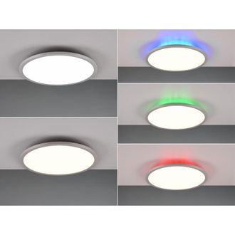 Trio Leuchten LED Deckenleuchte YUMA mit Fernbedienung & RGB, &Oslash; 40cm