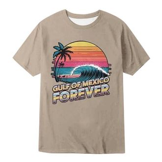 Generic T-shirt pour homme Gu Lf du Mexique pour toujours hommes, kaki, XXL