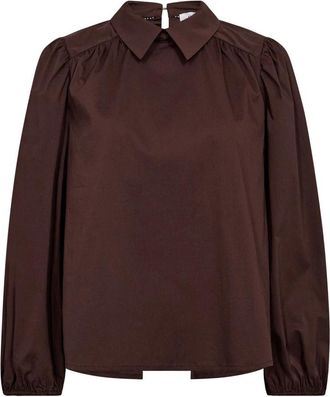 Co'Couture Femme, Blouses et Chemises, Brun, Taille: 36 FR Blouses