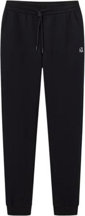 A|X Armani Exchange Jogging en coton stretch - Femme - Pantalons - Noir - Taille: 36 FR