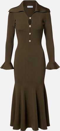 Self Portrait Robe midi