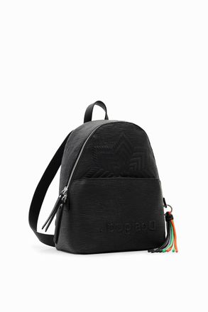 Desigual Damen Back_aquiles BACK AQUILES MOMBASA MINI 2000 BLACK, Schwarz, Einheitsgr&ouml;&szlig;e EU