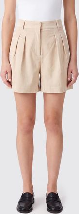 MC2 Saint Barth Samt-Shorts mit Bundfalten und G&uuml;rtelschlaufen