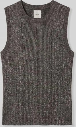 Calvin Klein Stricktop mit breiten Tr&auml;gern
