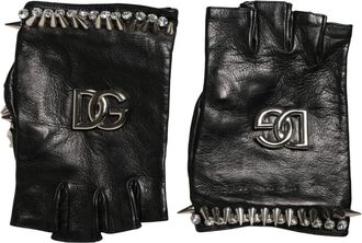 Dolce & Gabbana Femme, Accessoires, Noir, Taille: ONE Size Short Gloves