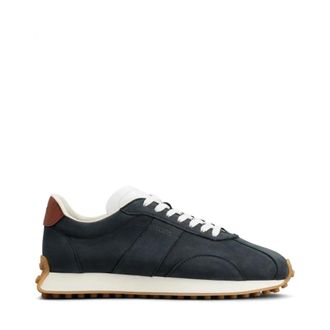 Tod's Blaue Leder Freizeit Flache Sneakers - - Shoes - Herren - Blau - 43 EU