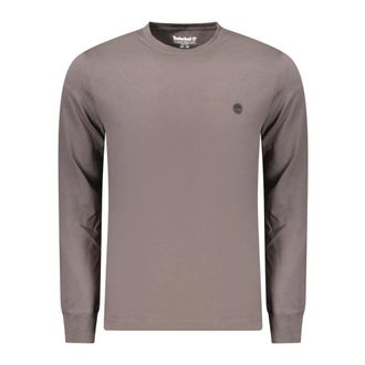 Timberland Dunstan River Slim Besticktes Langarm-T-Shirt - - Tops - Herren - Braun - M