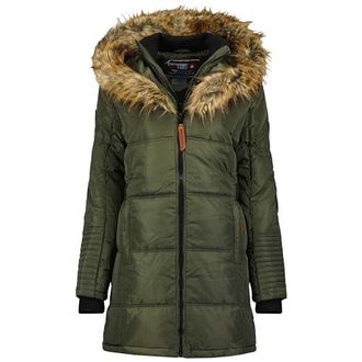 Canadian Peak Beauty Lady - Parka Longue Epaisse Chaude Femme Automne Hiver - Manteau Fin Capuche Fausse Fourure - Blouson Coupe Vent - Doudoune Elegante Femmes (Ka