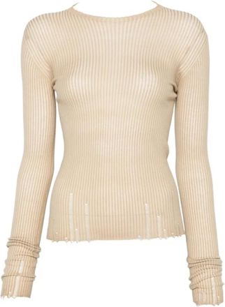 Uma Wang UMA Wang, Femme, Pulls, Beige, Taille: 40 FR Sweater