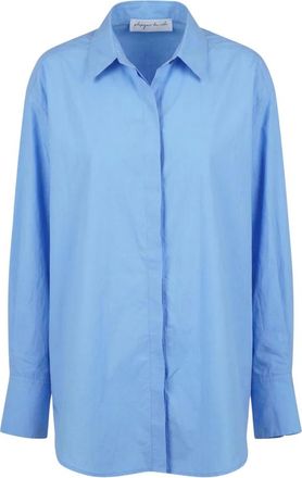 PDR Phisique Du Role Femme, Blouses et Chemises, Bleu, Taille: 36 FR Erika Over Shirt