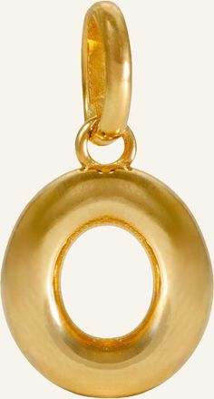 Pompidou Anh&auml;nger Puffy Letter O By Glambou gold