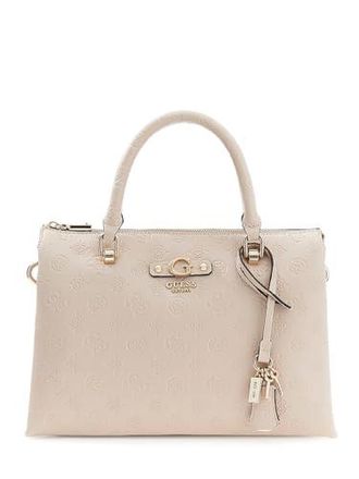 Guess sac &agrave; main sac &agrave; &eacute;paule bandouli&egrave;re Dita Multi Compartment Satchel Light Taupe Logo beige