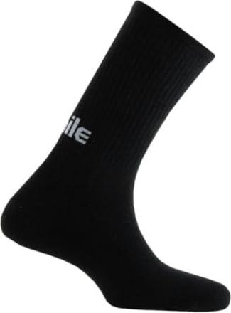 Achile Pack de 3 mi-chaussettes coton - couleur - Noir - Pointure - 39-46
