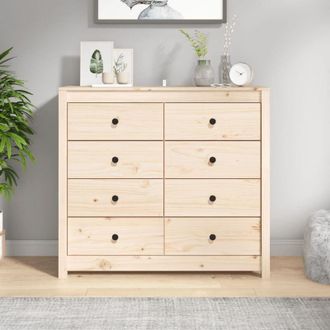 vidaXL Armoire lat&eacute;rale 100x40x90 cm Bois de pin massif