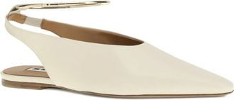 Jil Sander Ballerinas - Flat Shoes White - Gr. 36 (EU) - in Wei&szlig; - f&uuml;r Damen