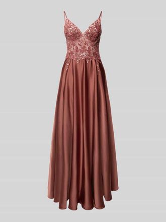 Laona Abendkleid mit floralem Pailettenbesatz